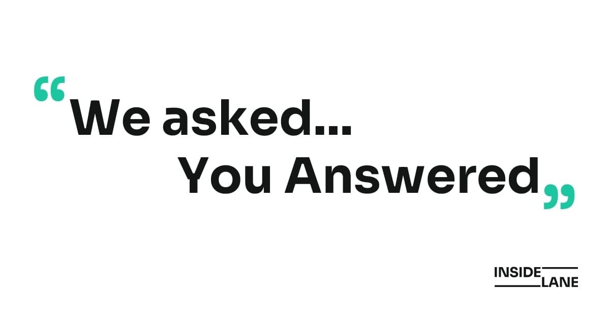 We Asked. You answered.